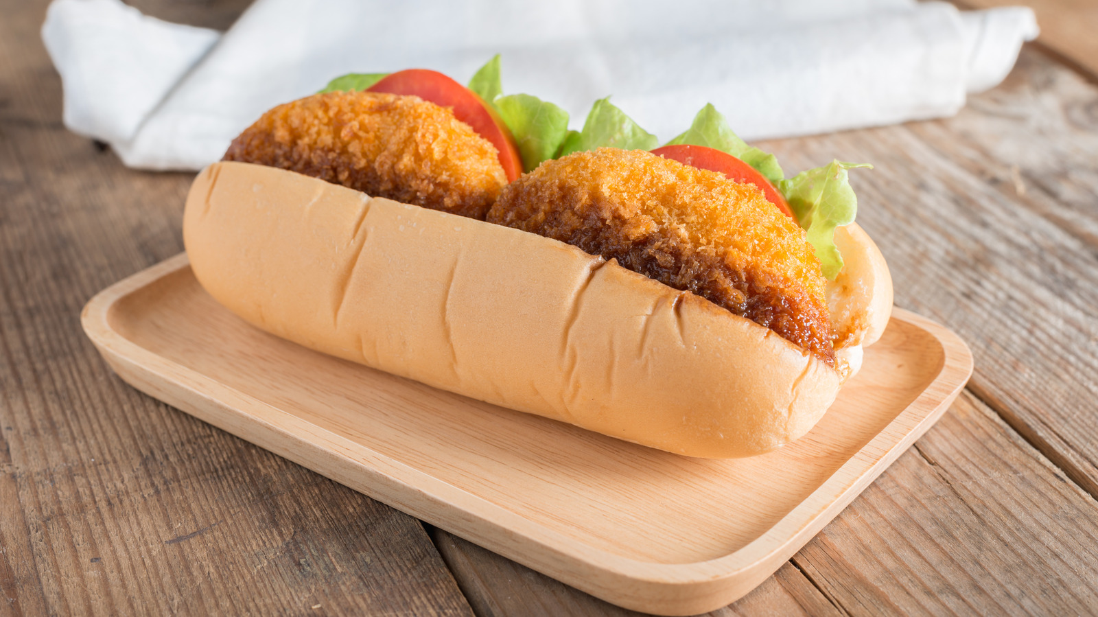 Japan's Korokke-Pan Is A Mashed Potato-Hot Dog Sandwich Hybrid