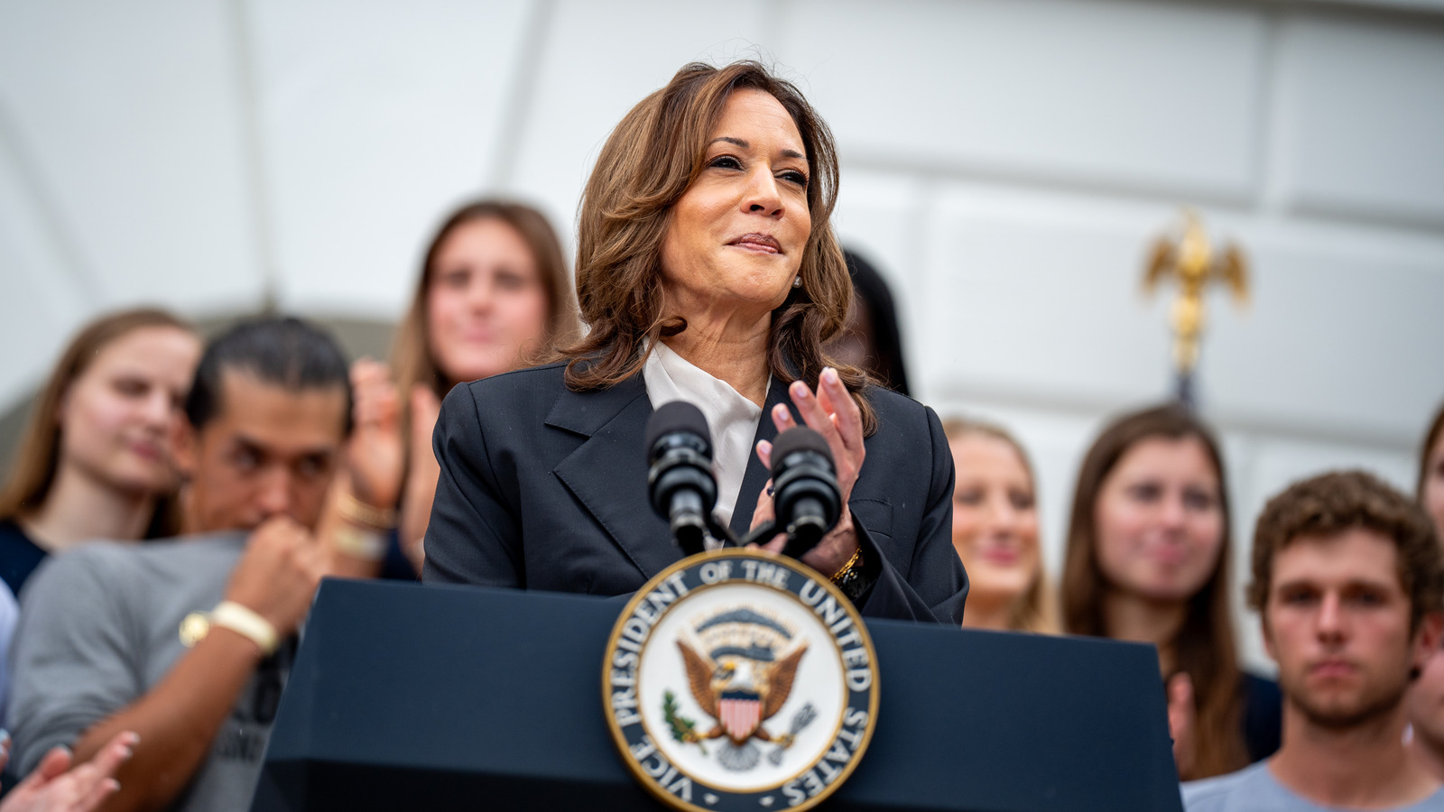How Kamala Harris Prefers To Drink White Wine