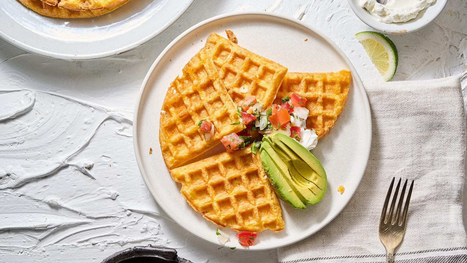 Keto Breakfast Waffles With Pico De Gallo Recipe