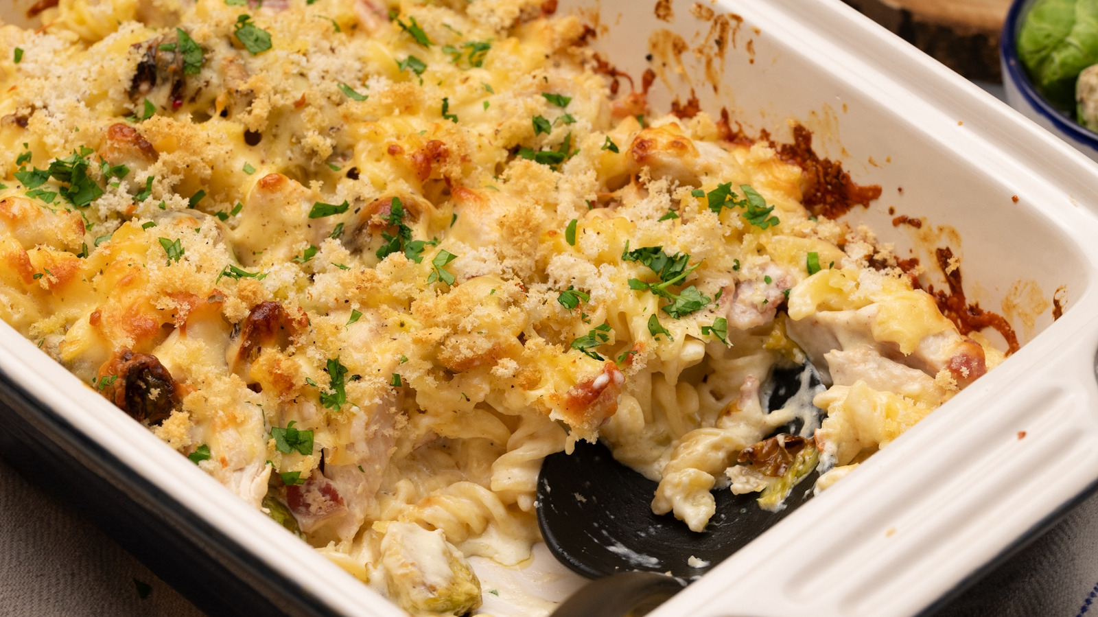 Add Nutty Flavor To Pasta Bakes With Brussels Sprouts