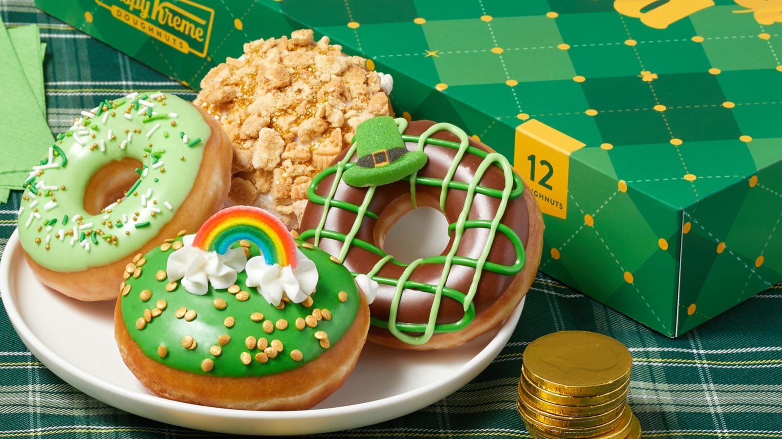 Krispy Kreme Unveils 4 Festive New Donuts For St. Patrick's Day 2023