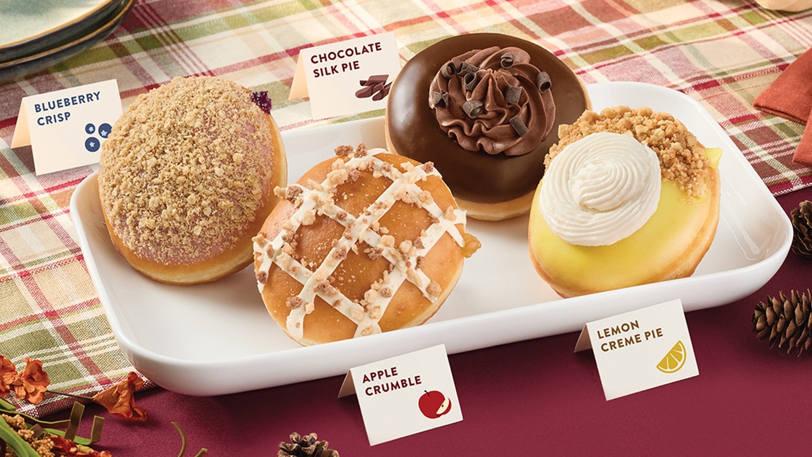 Krispy Kreme's New Donut Lineup Is An Ode To Thanksgiving Pies