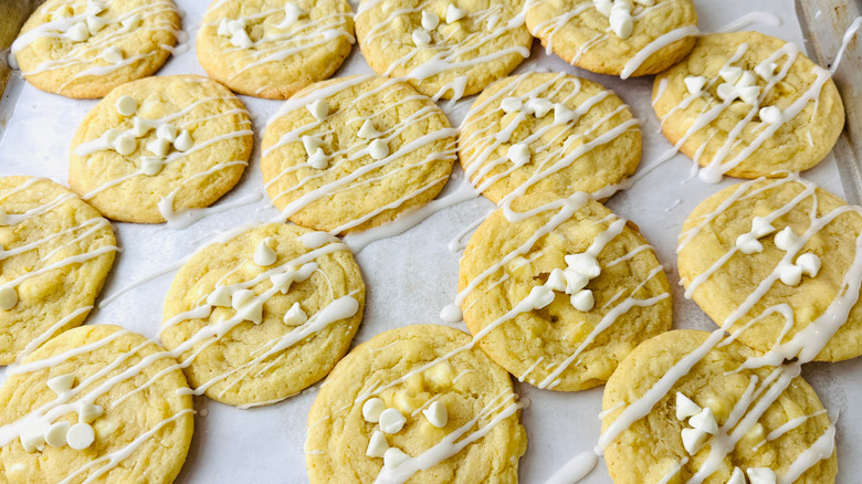 Lemon White Chocolate Chip Cookies Recipe
