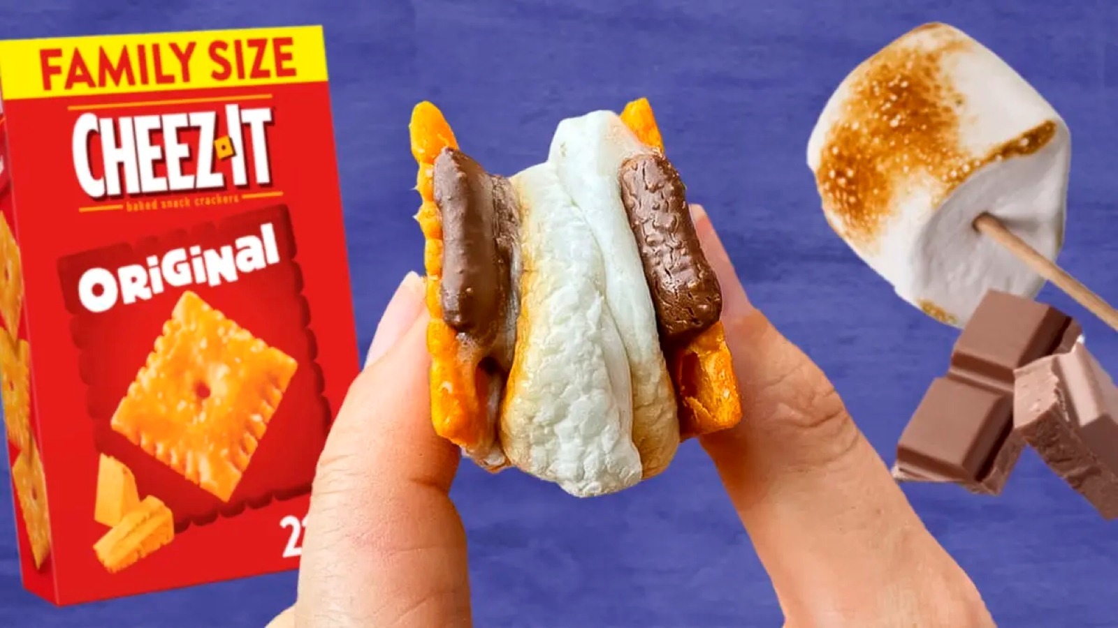 Make S'mores With Cheez-Its For A Sweet And Savory Twist
