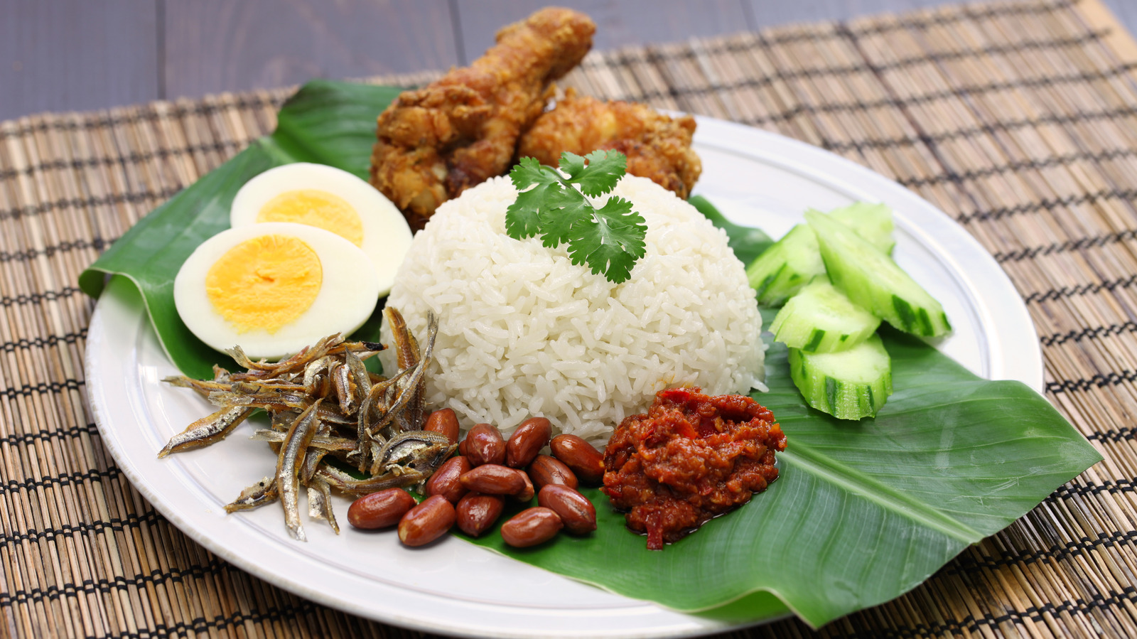 Malaysia's National Dish, Nasi Lemak, Makes For A Hearty Breakfast