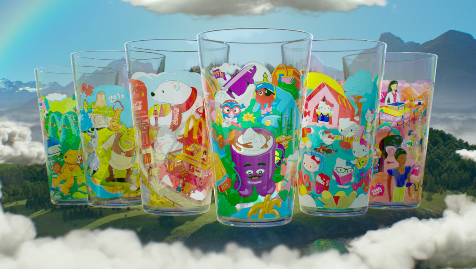 McDonald's Unveils 6 New Collectible Cups Featuring Nostalgic Characters