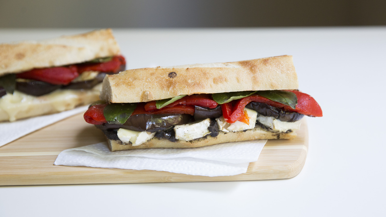 Mediterranean Eggplant Panini Recipe - Street Food Spectacle