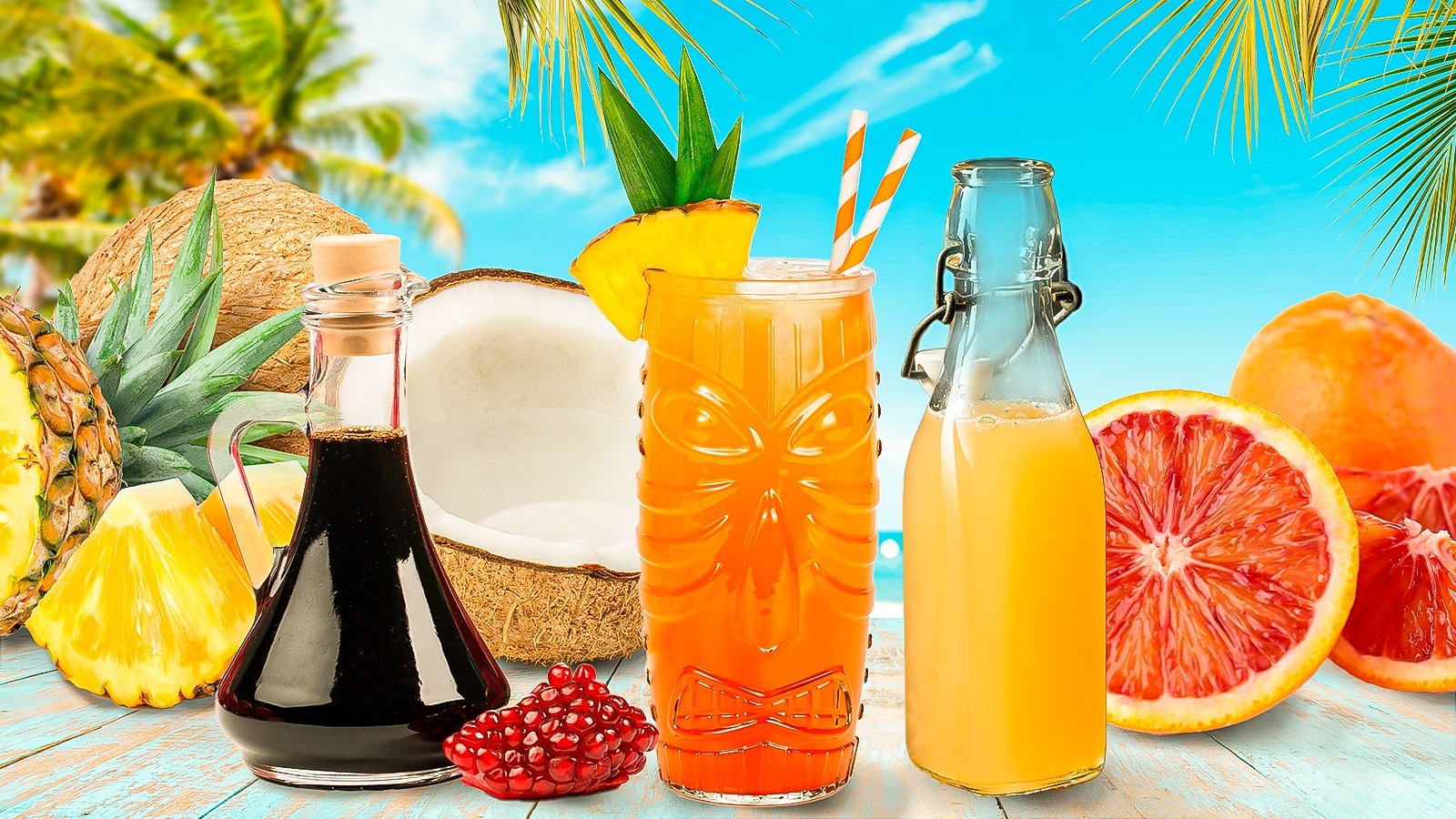 9 Must-Have Ingredients To Make Tiki Cocktails At Home