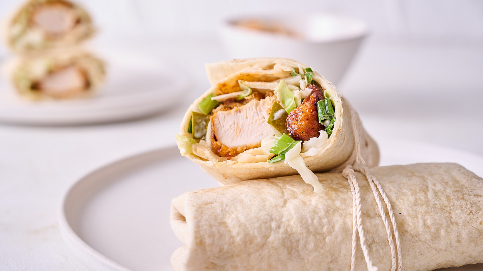 Nashville Hot Chicken Wraps With Pickle Slaw Recipe