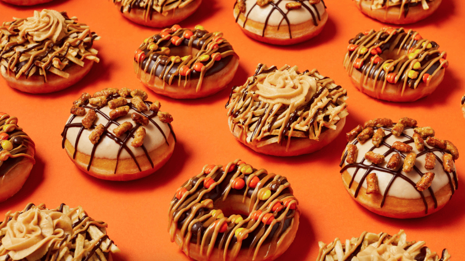 New Krispy Kreme Reese's Donuts Feature Potato Sticks, Pretzel Toppings
