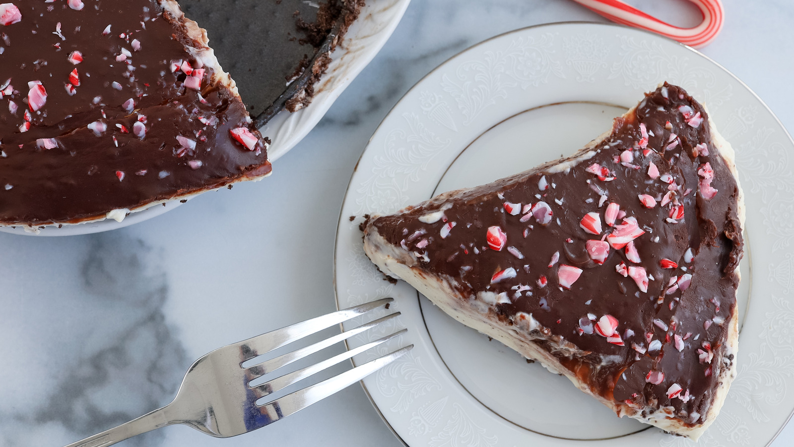 No-Bake Chocolate Peppermint Cheesecake Recipe