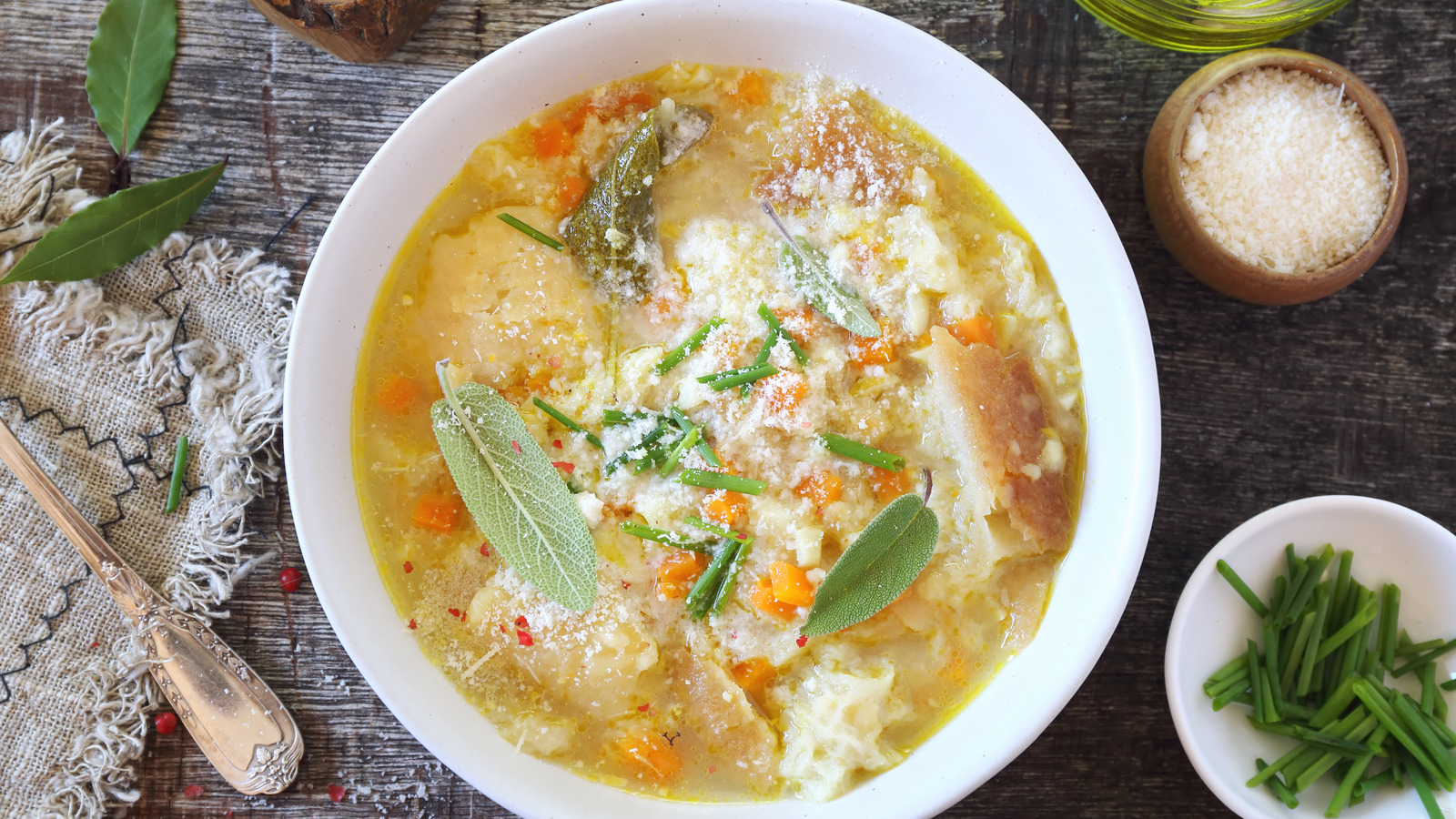 Pancotto Is The Italian Soup That Features Bread As The Star Ingredient