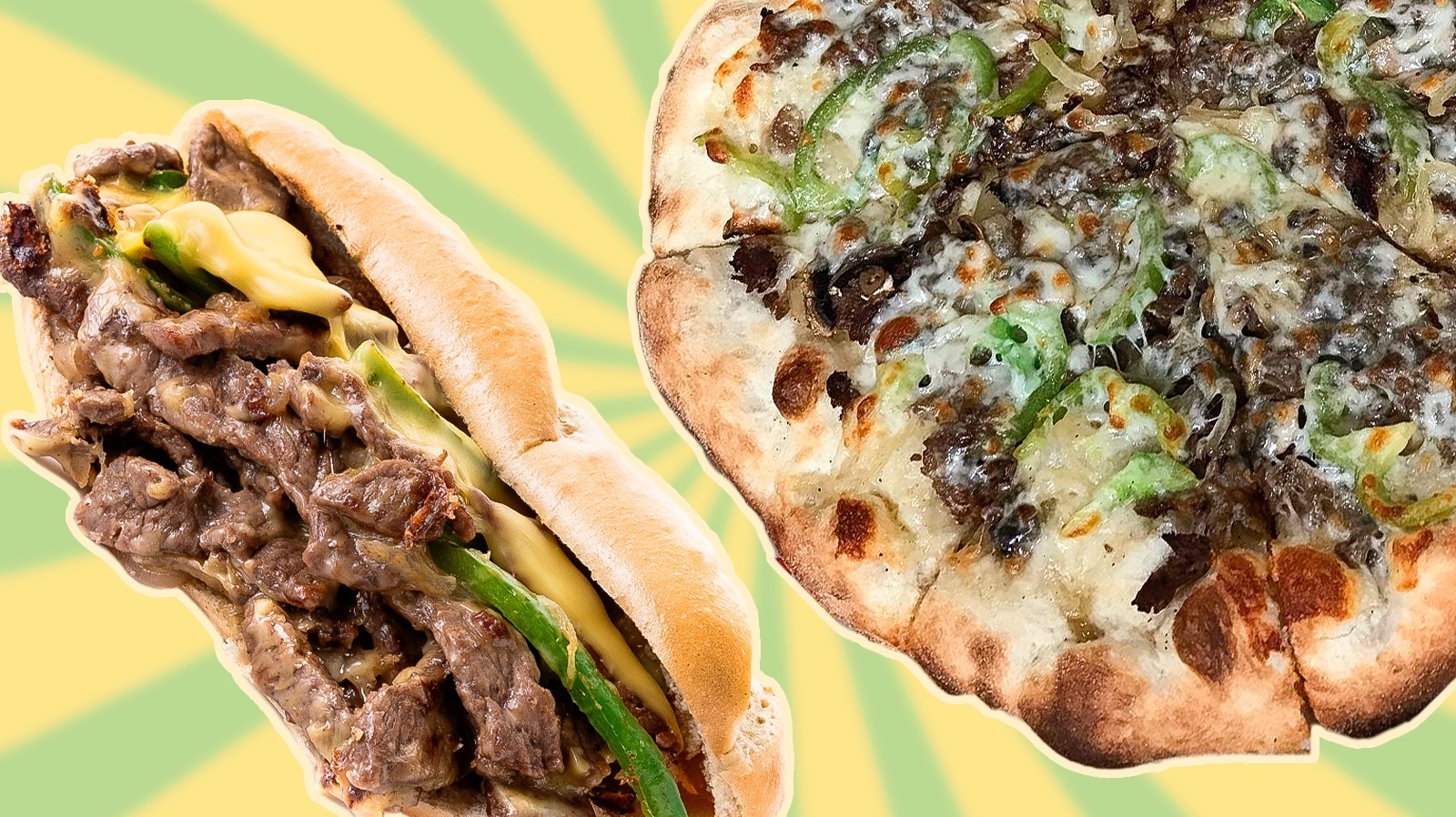 How To Make A Philly Cheesesteak Pizza With Sauce And Toppings