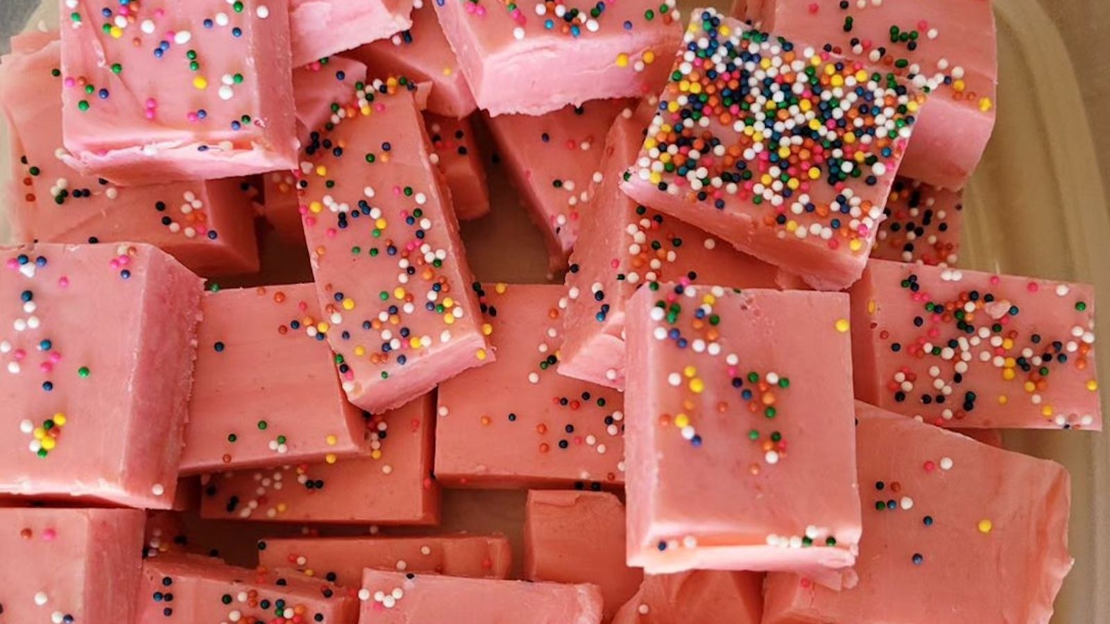 Pink Lemonade Fudge Gets Its Flavor From A Nostalgic Drink Mix