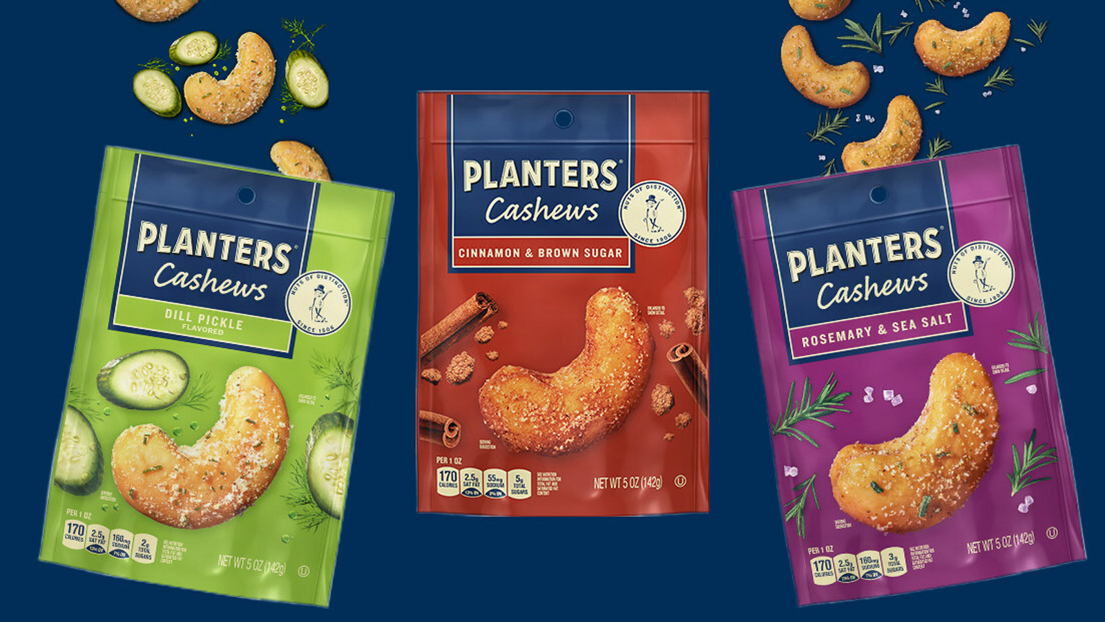 Planters Expands Cashew Lineup With Three Eclectic New Flavors