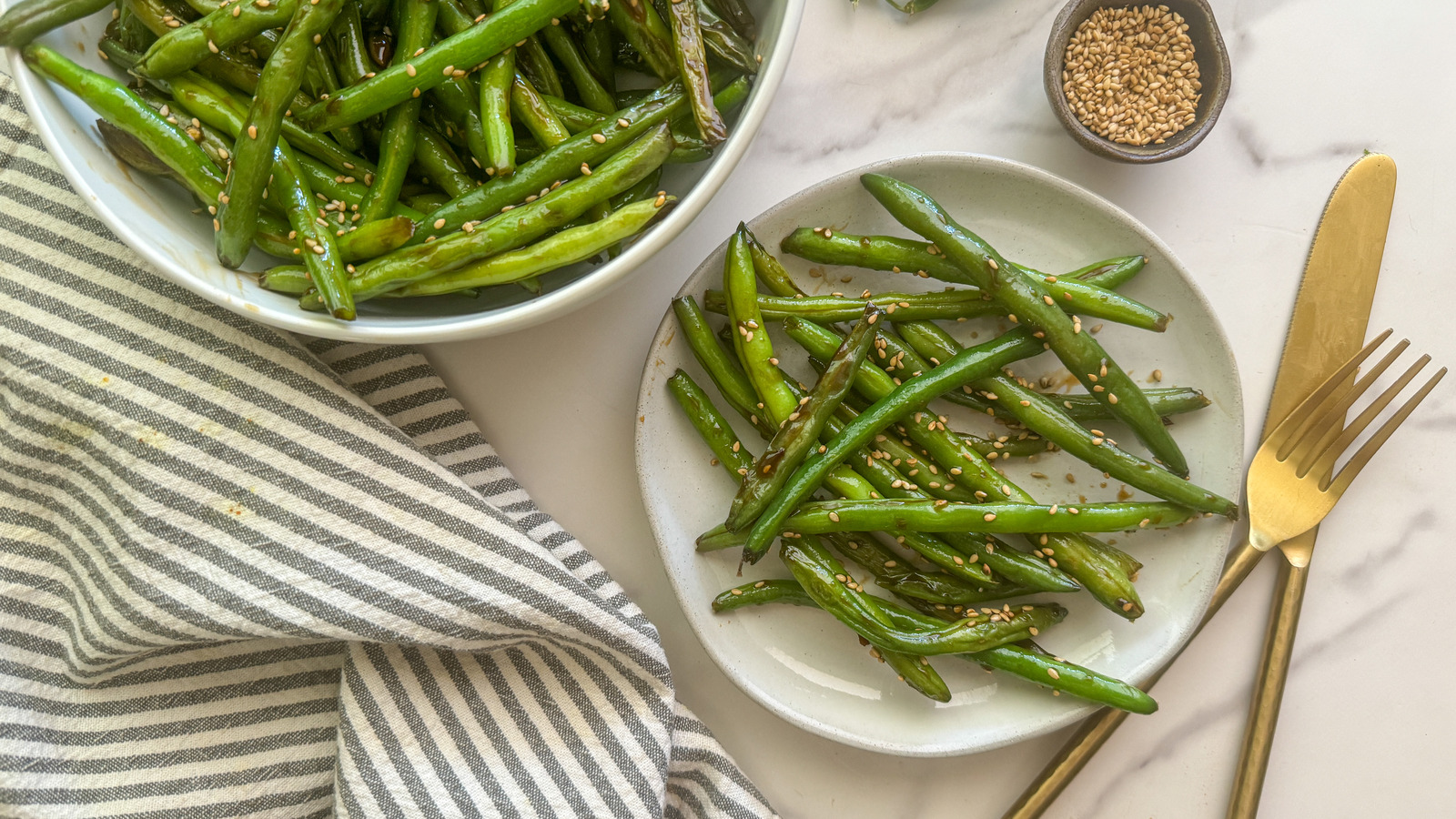 Quick Pan-Fried Chinese Green Beans Recipe