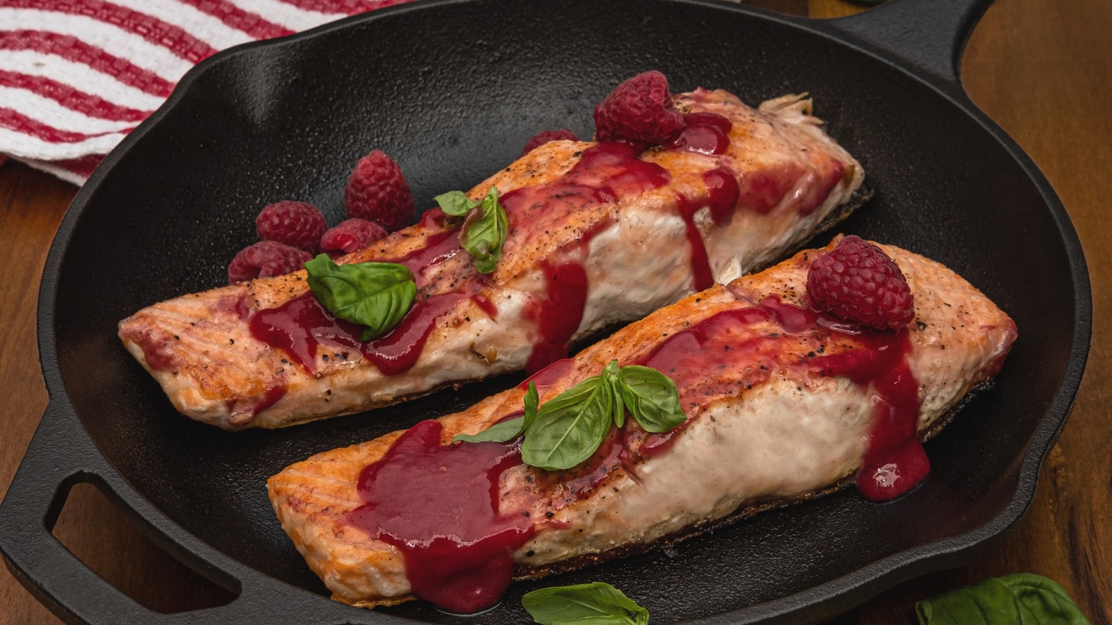 Raspberries And Soy Sauce Are All You Need To Dress Up Your Next Salmon
