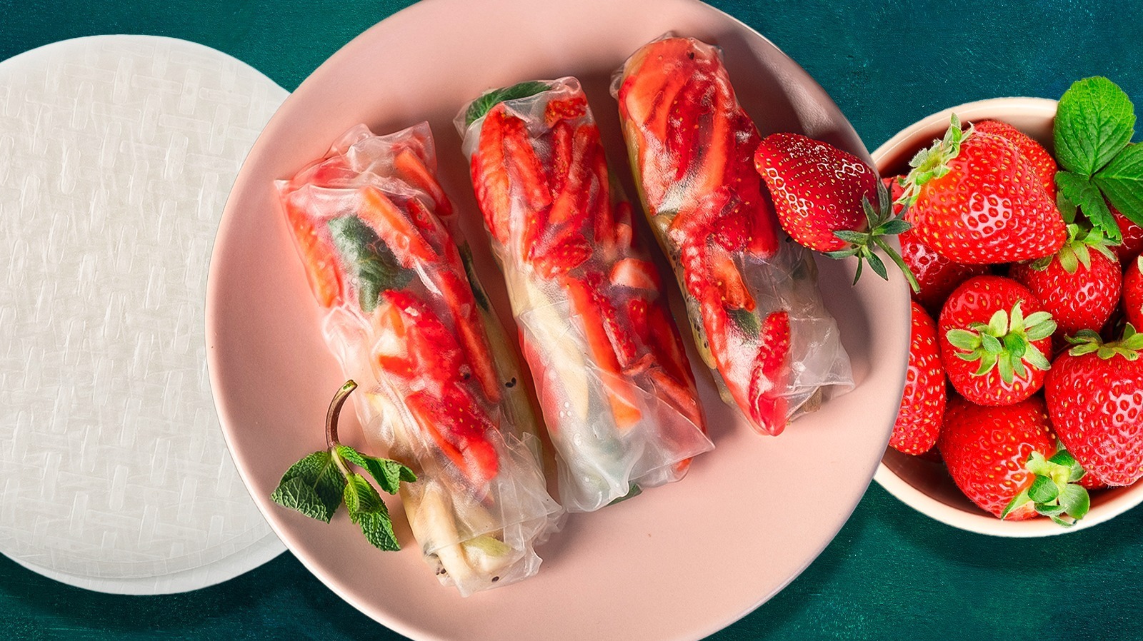 Rice Paper And Fruit Make A Refreshing 2-Ingredient Snack