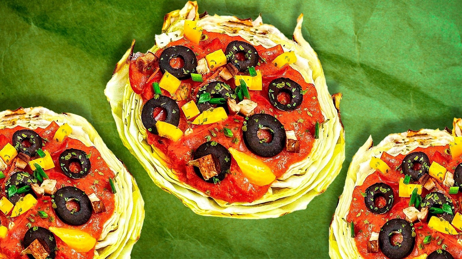 Roast Up Some Cabbage For A Gluten-Free Pizza Crust Like No Other