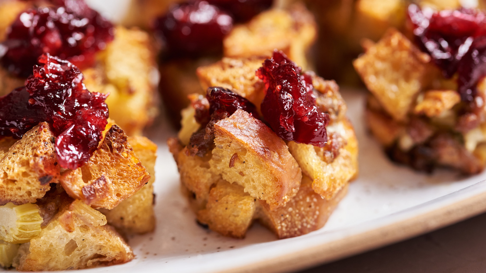 Sausage-Stuffed Thanksgiving Stuffing Bites Recipe