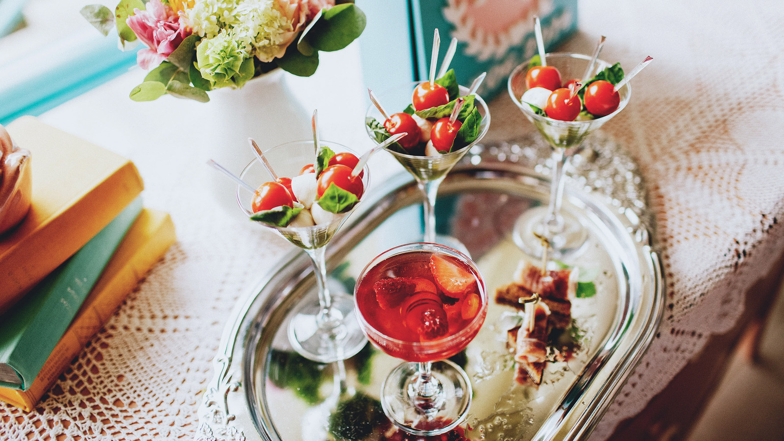 Savor The Flavors Of A Caprese Salad, Martini-Style