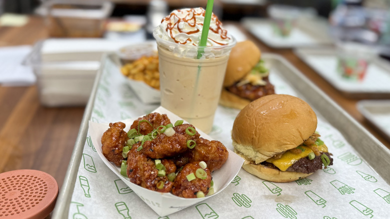 Shake Shack K-Shack Fried Chicken Bites And Spicy Caramel Shake Review ...