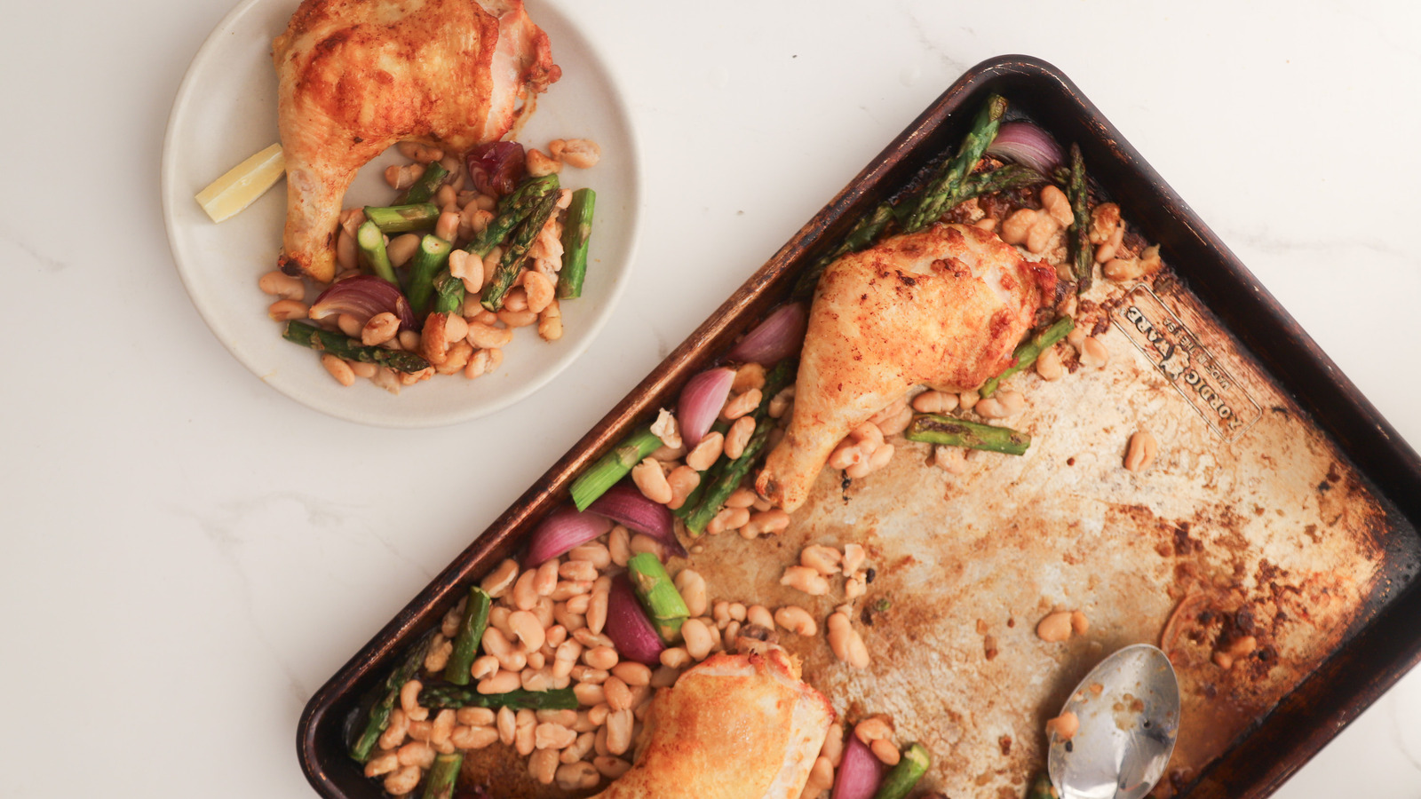 Sheet Pan Spring Chicken With Preserved Lemon Recipe