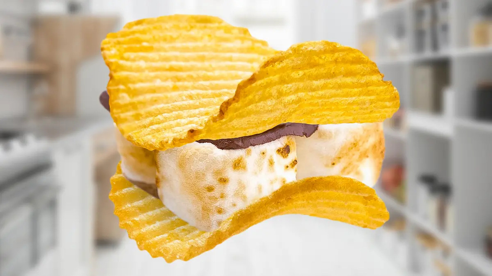 Skip The Graham Crackers And Make S'mores On Potato Chips For A Salty ...