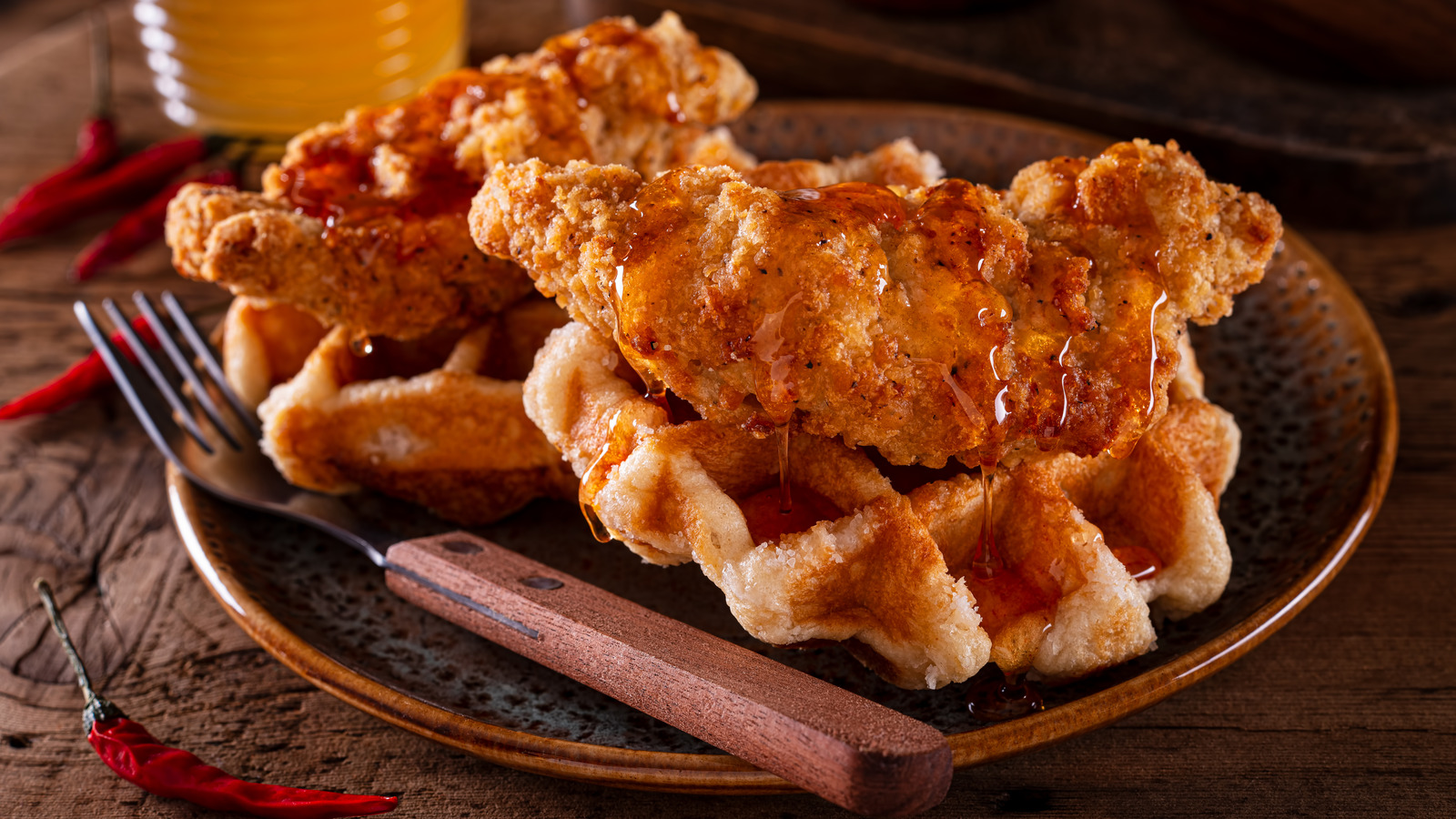 Spicy Maple Syrup Is Your Secret For Elevated Chicken And Waffles
