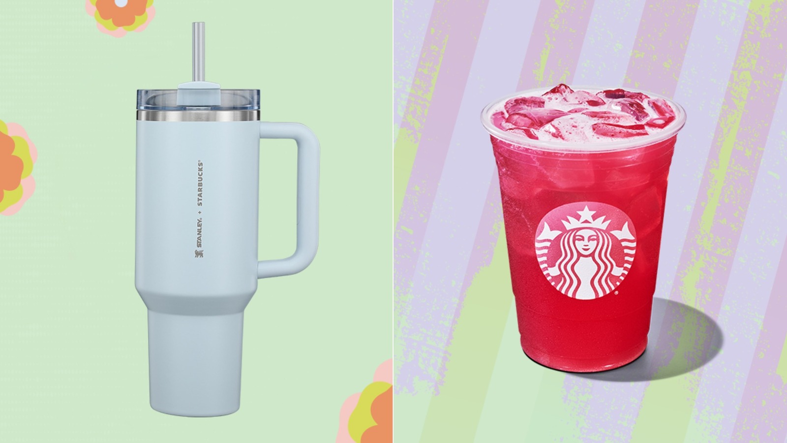 Starbucks Launches A New Sky Blue Stanley Cup And Lavender Lemonade