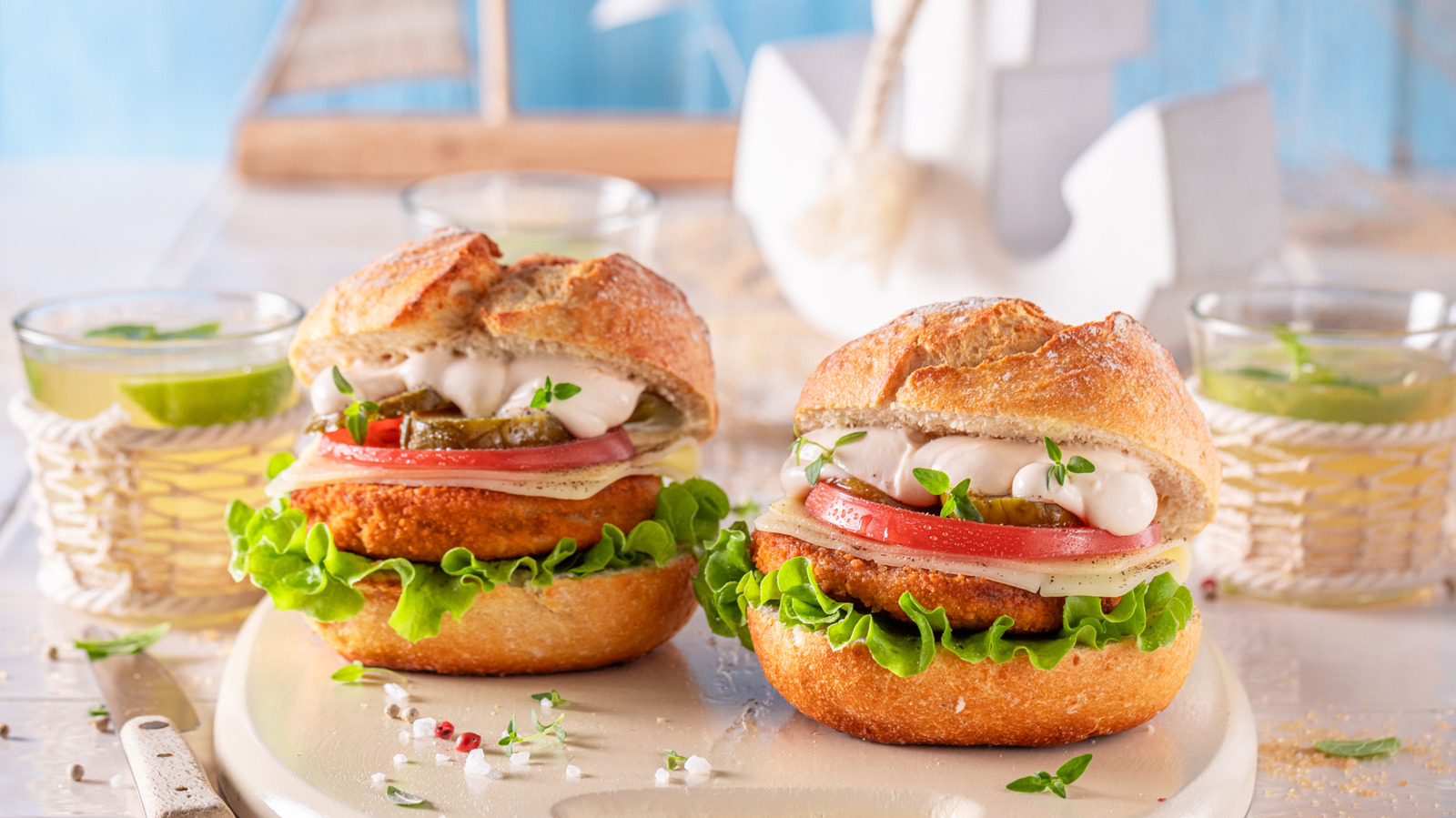 Stop Fish Burgers From Falling Apart For Good With This Common Leftover