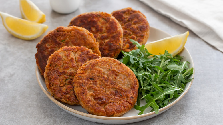 Stop Fish Burgers From Falling Apart For Good With This Common Leftover