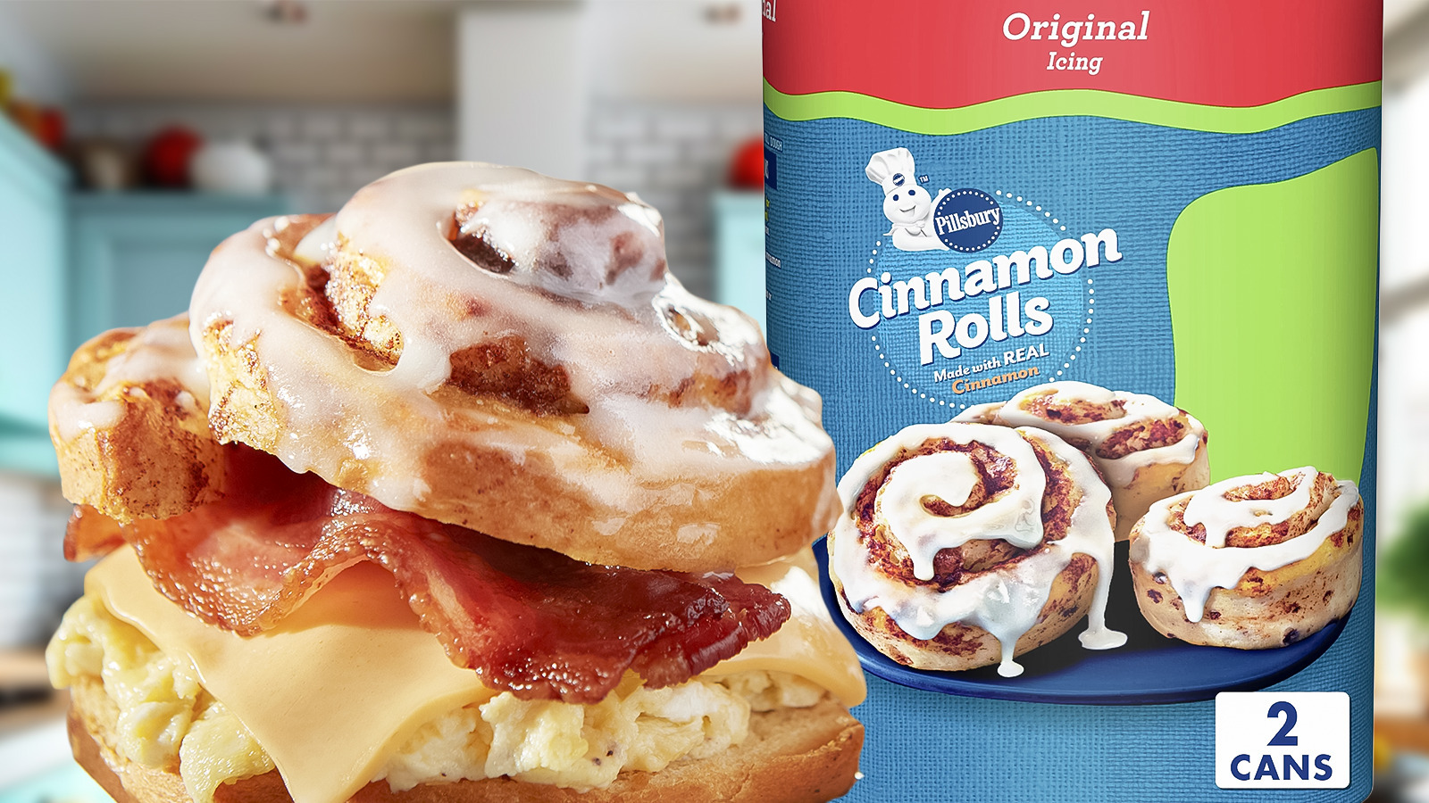 Sweeten Up Your Breakfast Sandwiches With Canned Cinnamon Rolls