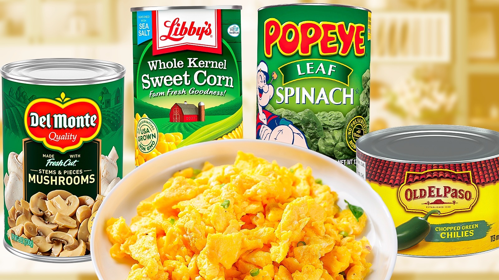 Best Canned Ingredients To Upgrade Scrambled Eggs