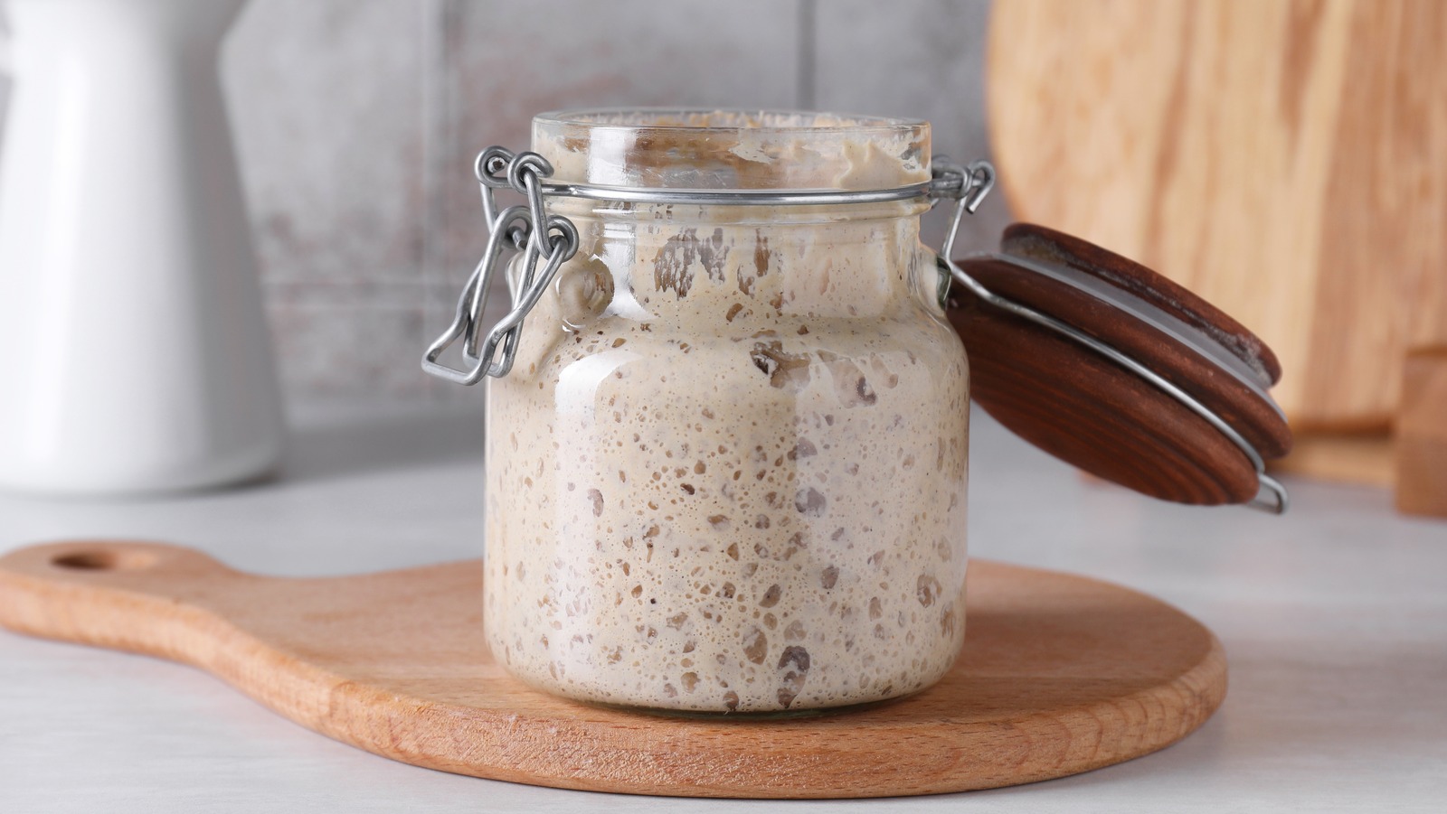 The Best Time To Bake With Your Sourdough Starter Is When It's At Its Peak