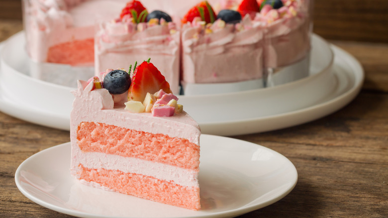 The Best Strawberry Cake Mix You Can Buy Comes From A Familiar Favorite