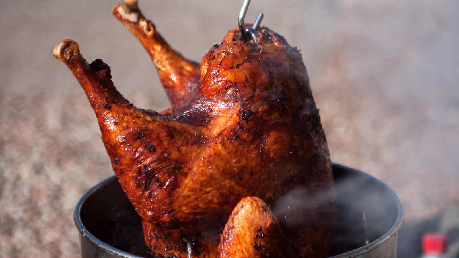 The Biggest Mistake You Can Make When Deep-Frying A Turkey