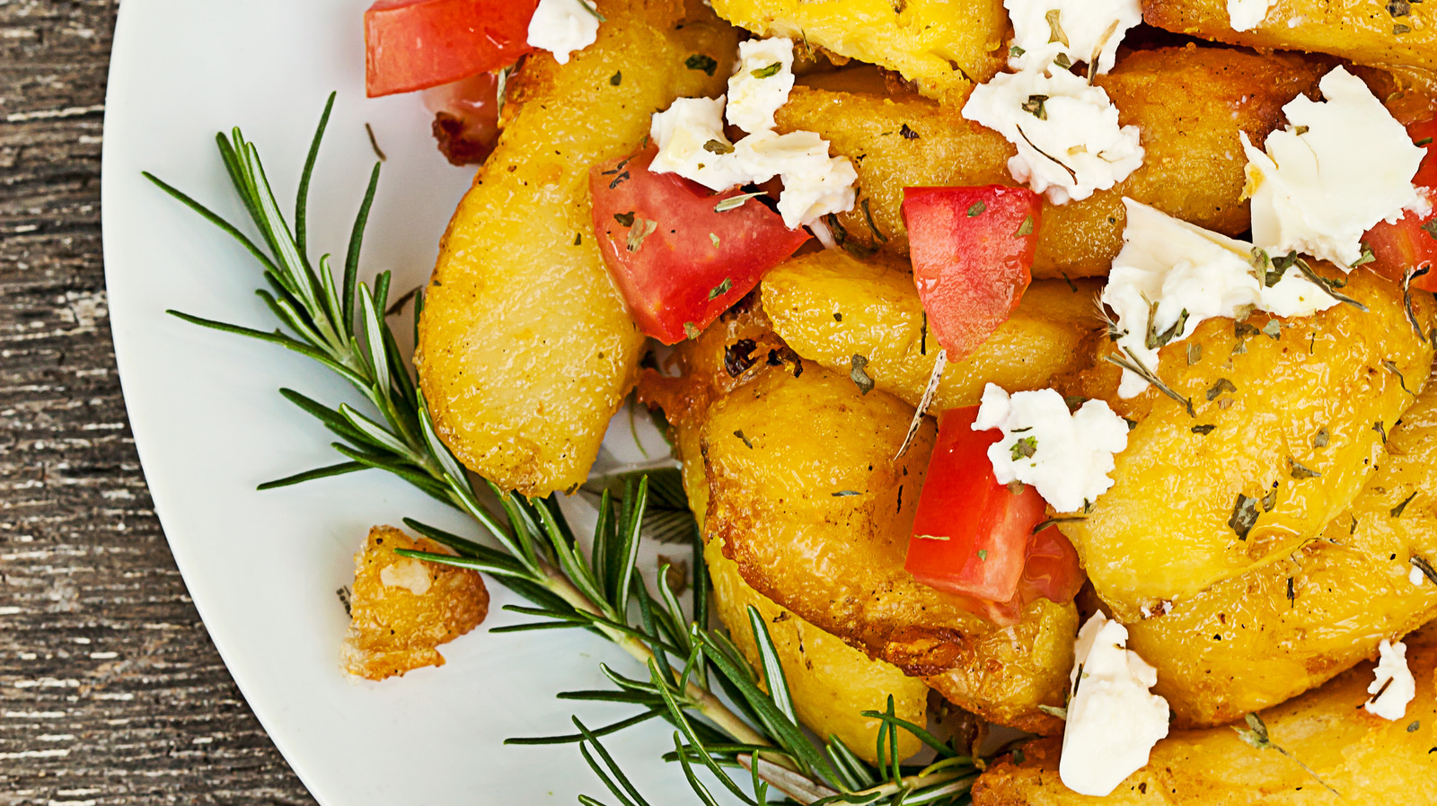 The Bold Flavor Of Goat Cheese Takes Fried Potatoes To Another Level