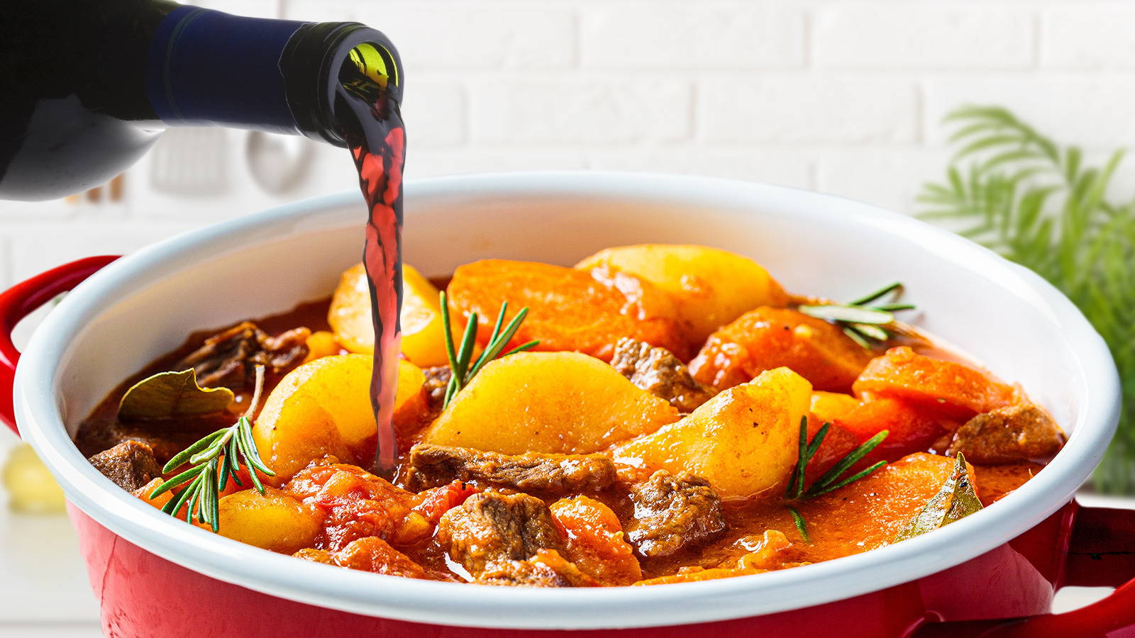 The Chef-Approved Method For Elevating Beef Stew With Red Wine