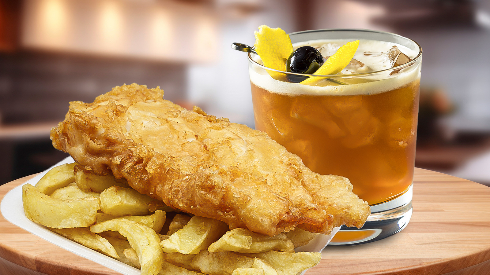 The Whiskey Cocktail Pairing For Fried Fish Is A Whiskey Sour