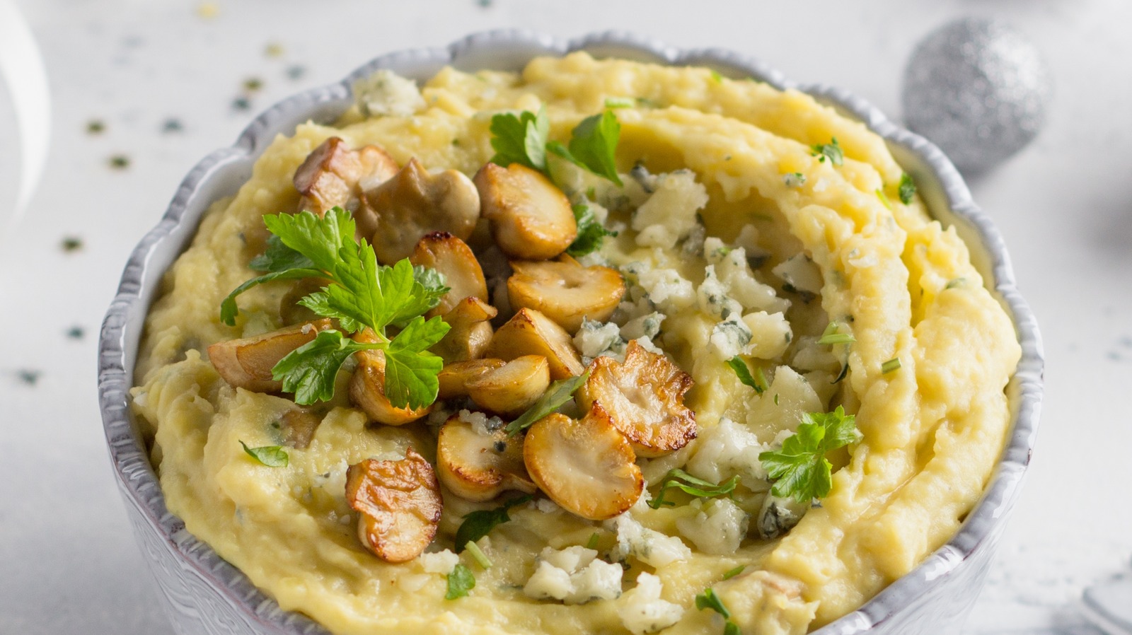 The Decadent Potato-Mashing Trick Just For Blue Cheese Lovers