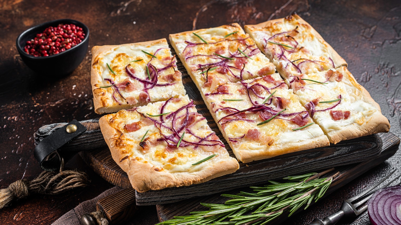 The Fascinating History Behind The German-French Pizza Flammkuchen
