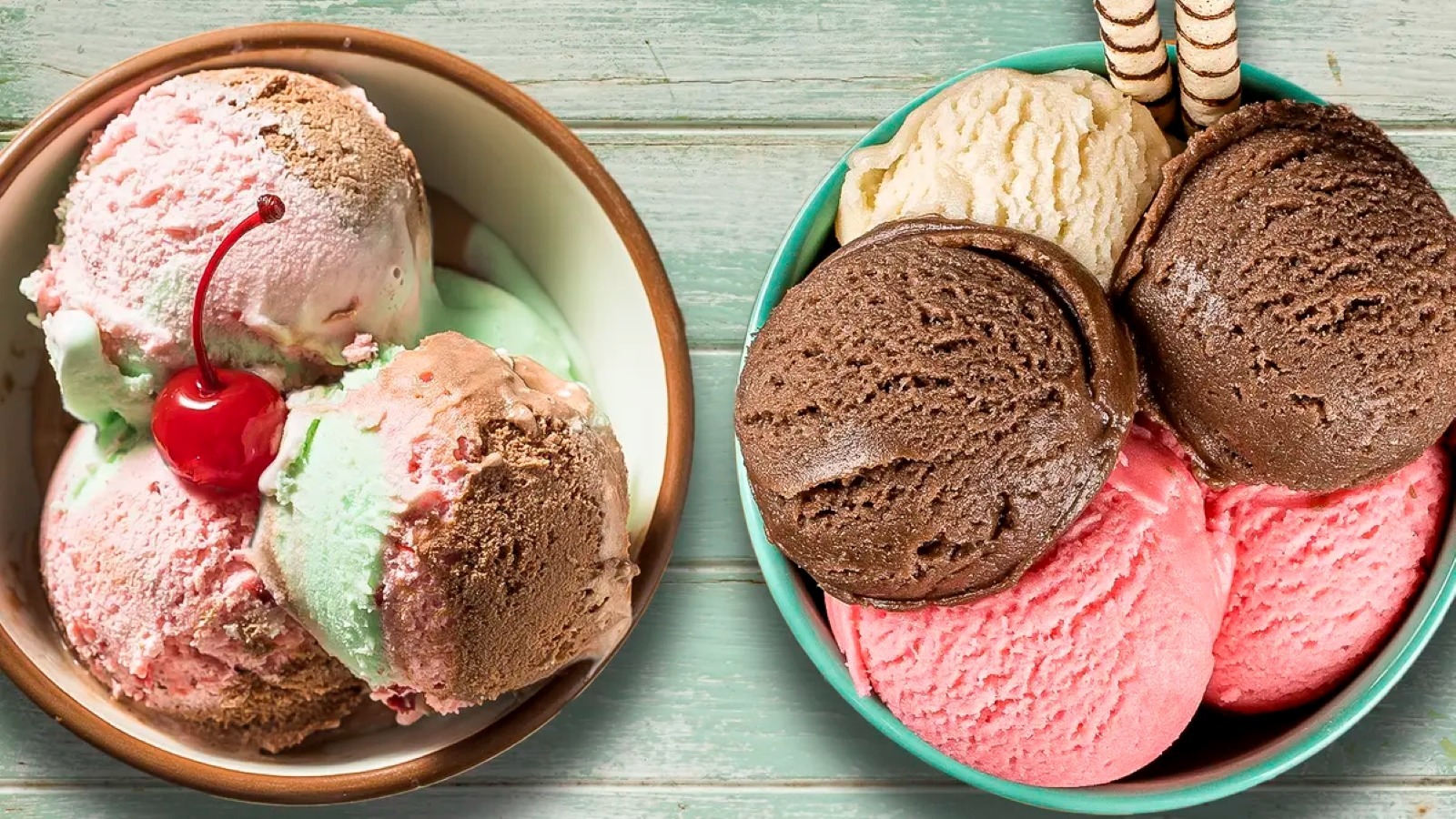 The Flavor Difference Between Spumoni And Neapolitan Ice Cream