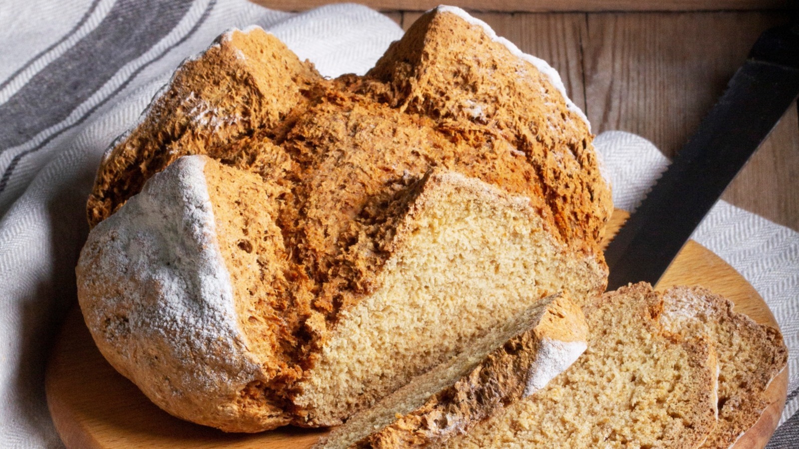 The Irish New Year's Tradition That Involves Throwing Bread At A Door
