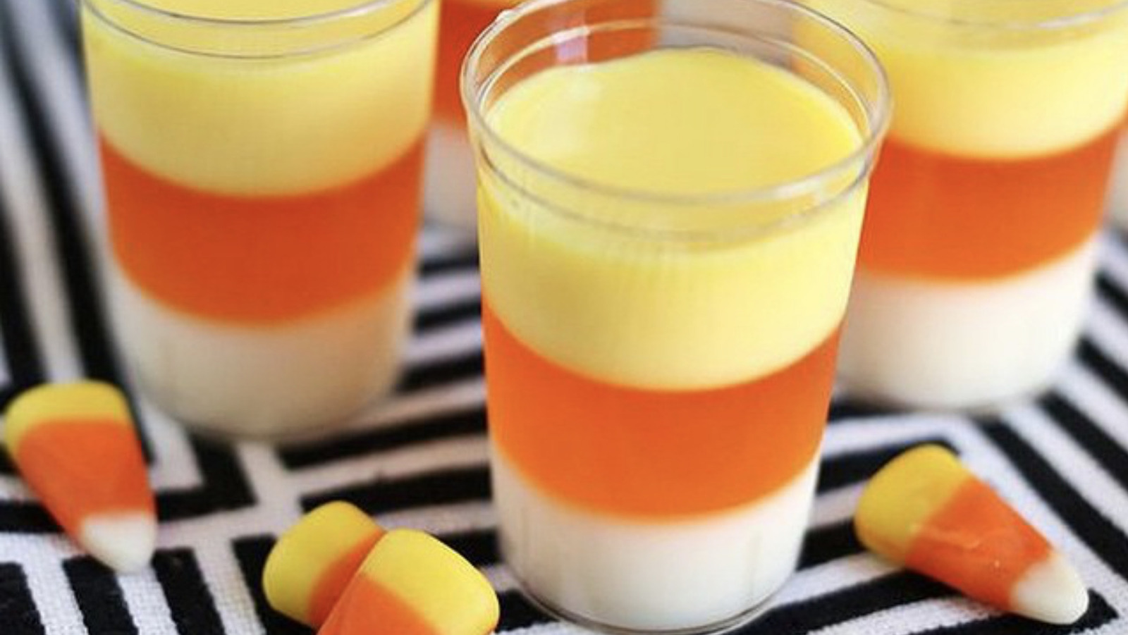 How To Make Candy Corn Inspired Shots With Jell-O