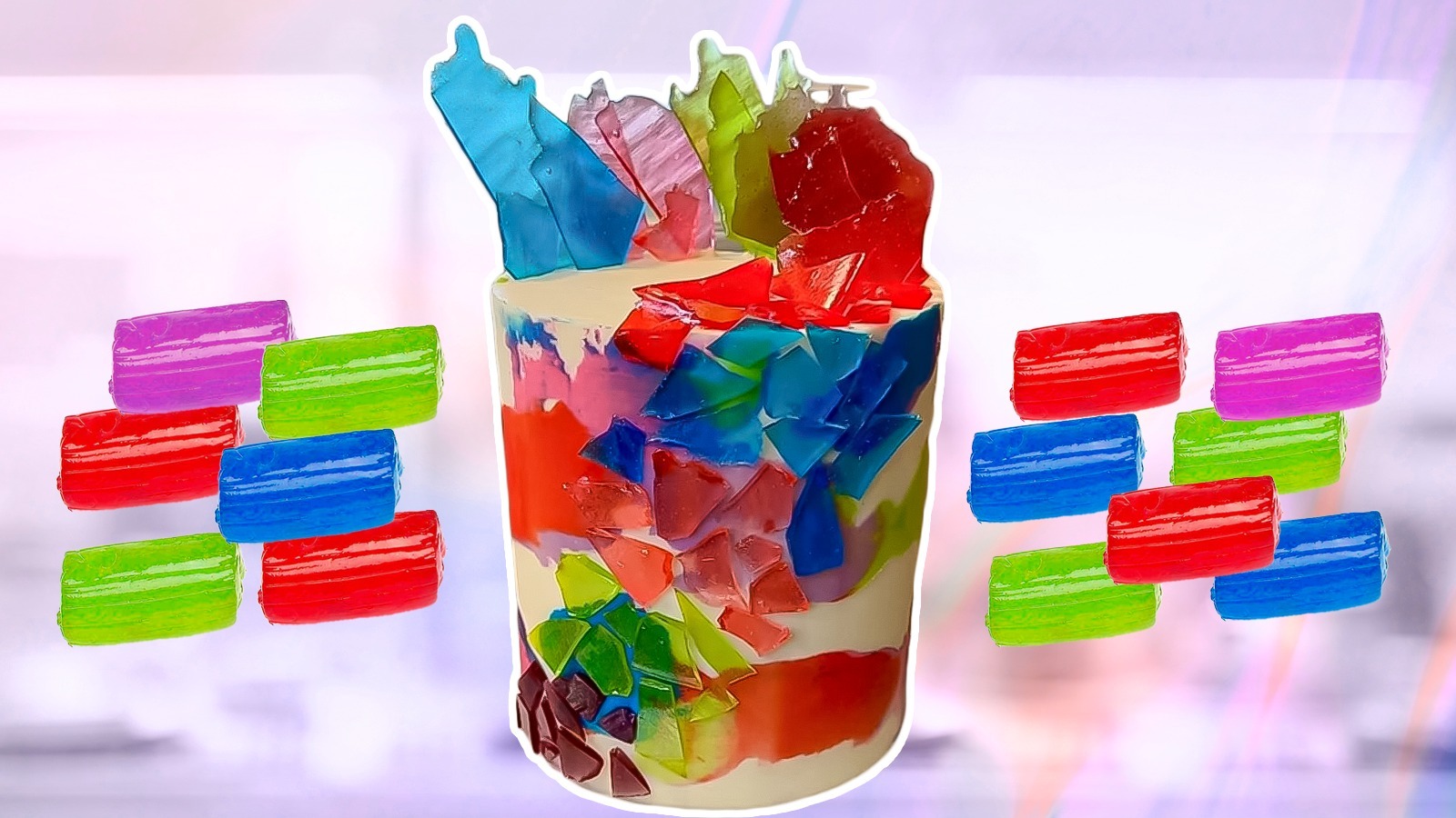 The Jolly Rancher Trick To Turn Any Cake Into A Stained Glass Masterpiece