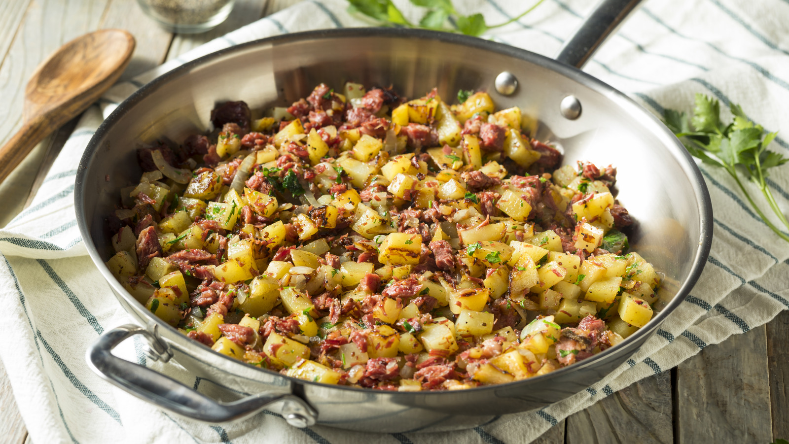 The Key To The Best-Tasting Canned Corned Beef Is The Seasoning