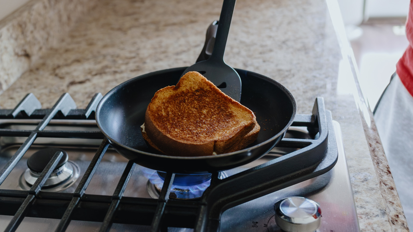 How To Flip Grilled Cheese In Your Pan Without Making A Mess