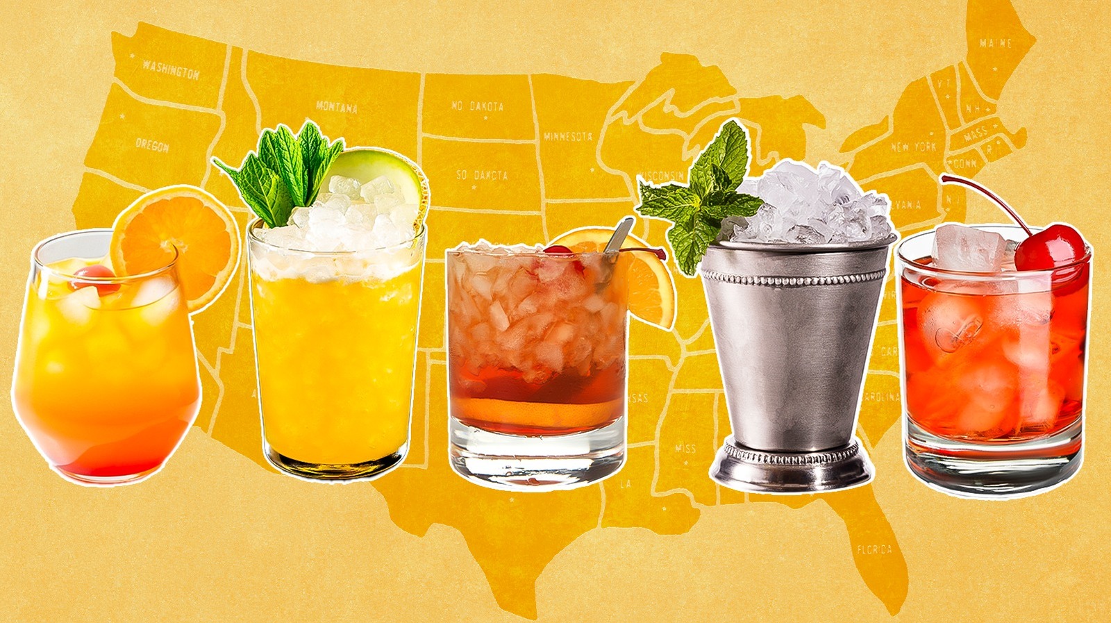 The Most Iconic Cocktail In Every State