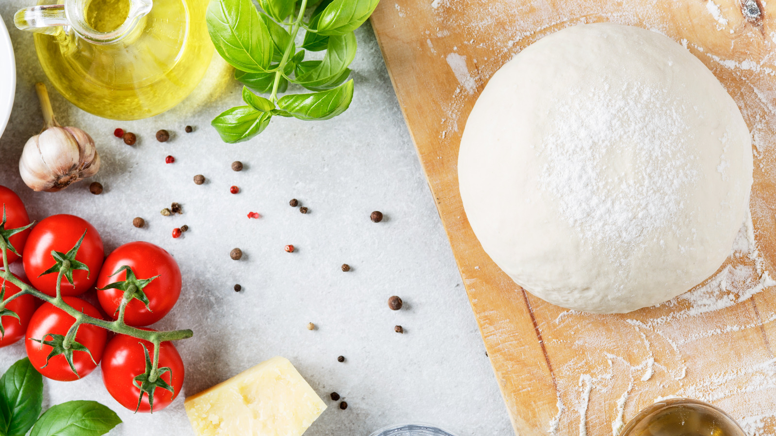 Add Olive Oil Toward The End Of The Pizza Dough-Making Process